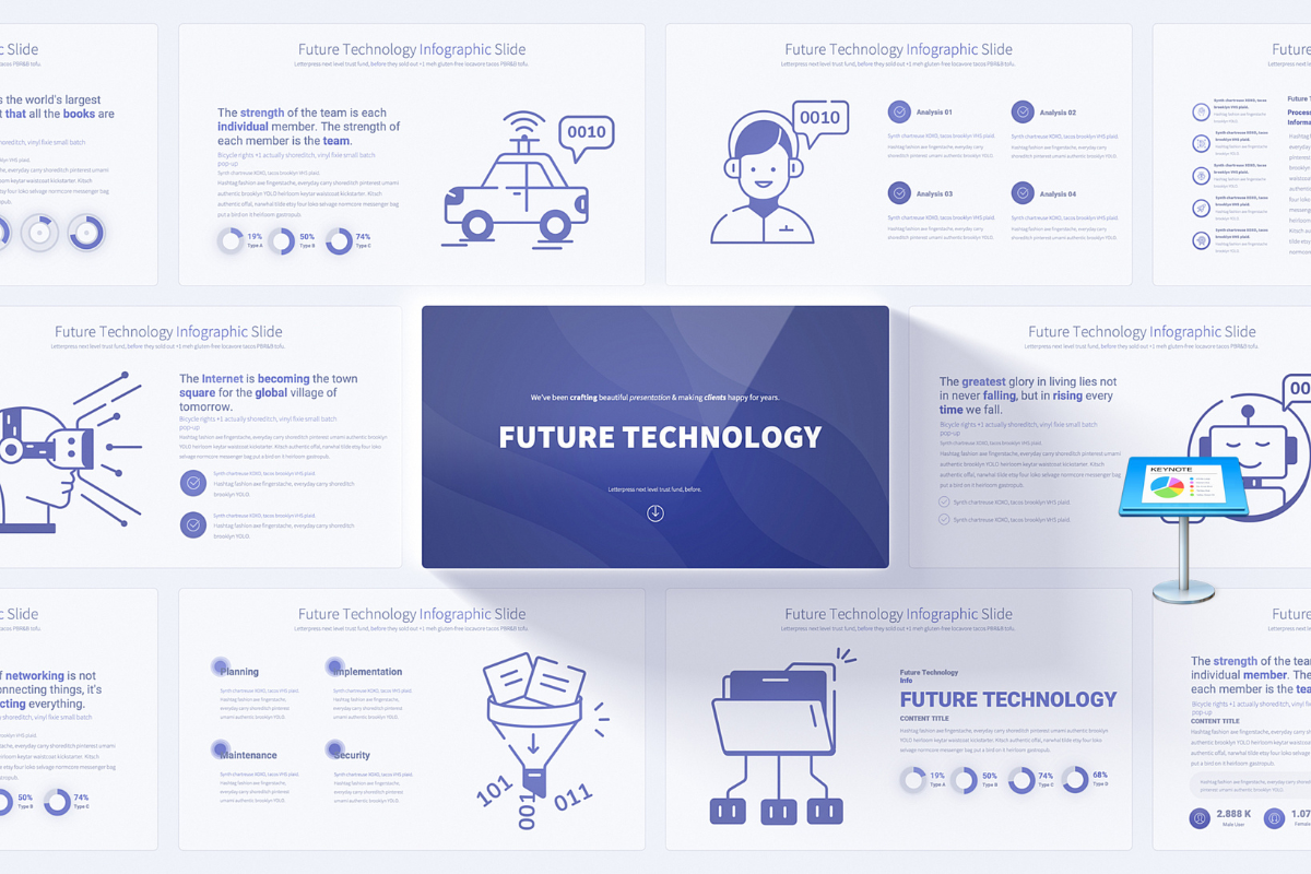 Future Technology Keynote Infographics Slides | Nulivo Market