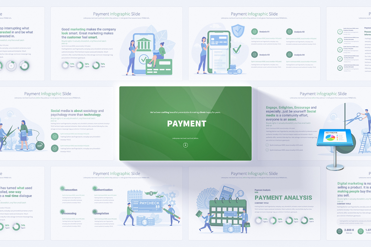 Professional Payment Keynote Slides | Nulivo Market
