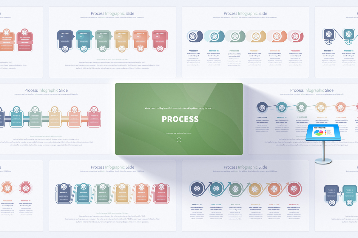 Professional Process Keynote Slides | Nulivo Market