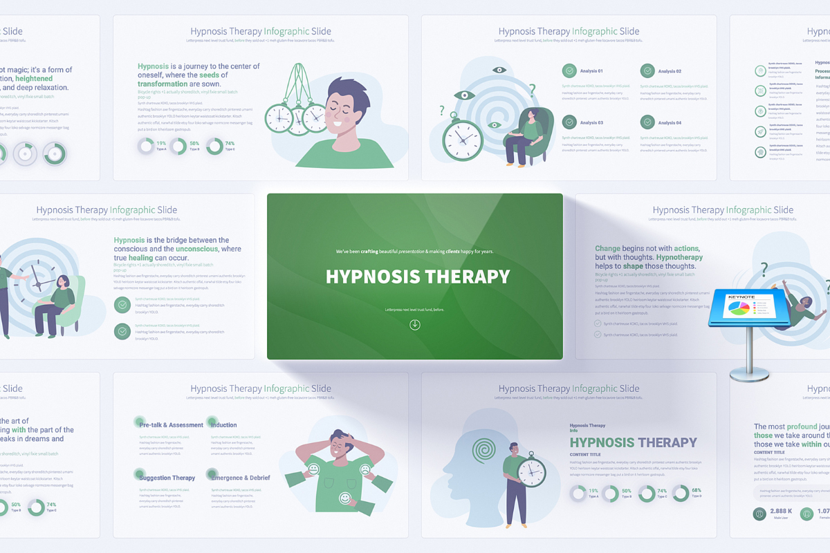 Hypnosis Therapy Keynote Template | Nulivo Market