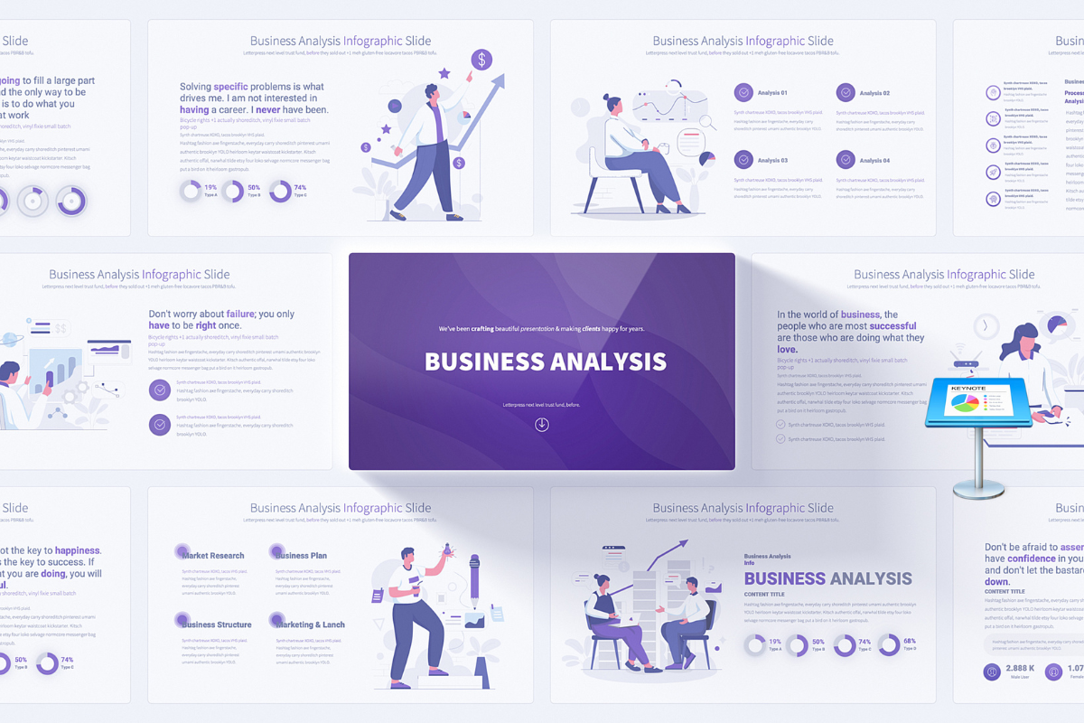 Business Analysis Keynote Template | Nulivo Market