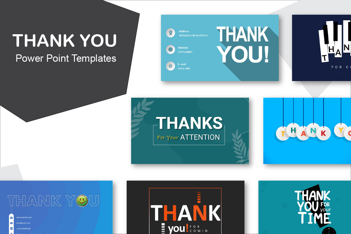 Thank You Power Point Slide Templates | Nulivo Market