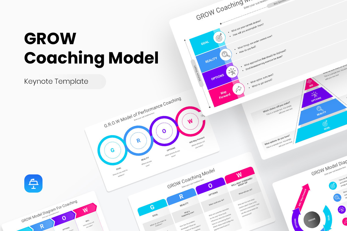 GROW Coaching Model Keynote Template | Nulivo Market