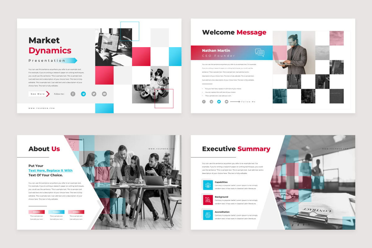 Market Dynamics PowerPoint Presentation Template | Nulivo Market