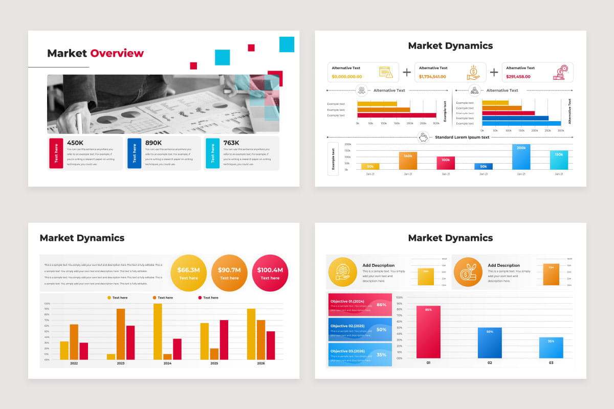 Market Dynamics PowerPoint Presentation Template | Nulivo Market
