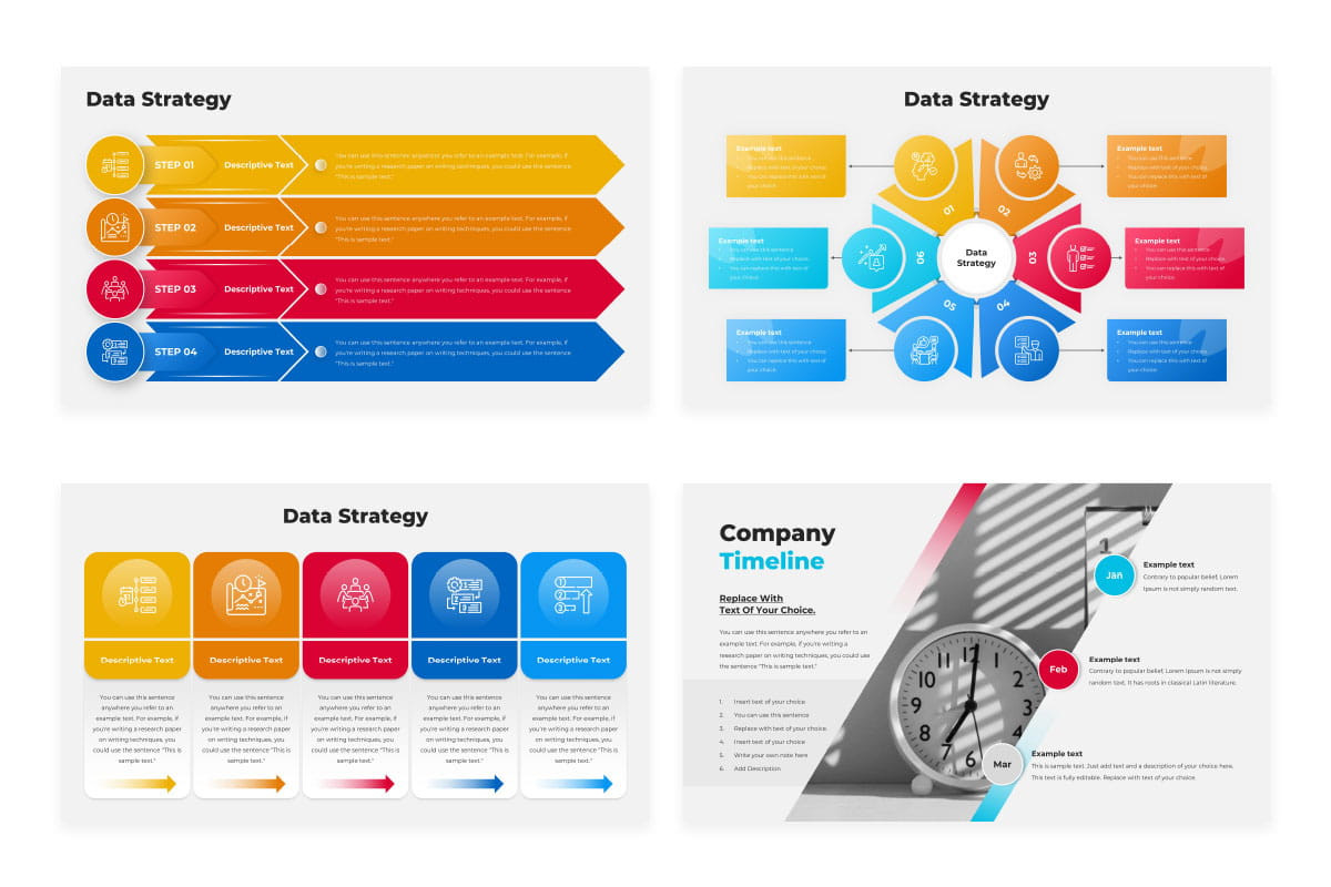 Data Strategy PowerPoint Presentation Template | Nulivo Market