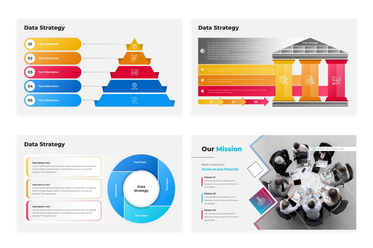 Data Strategy Keynote Presentation Template | Nulivo Market