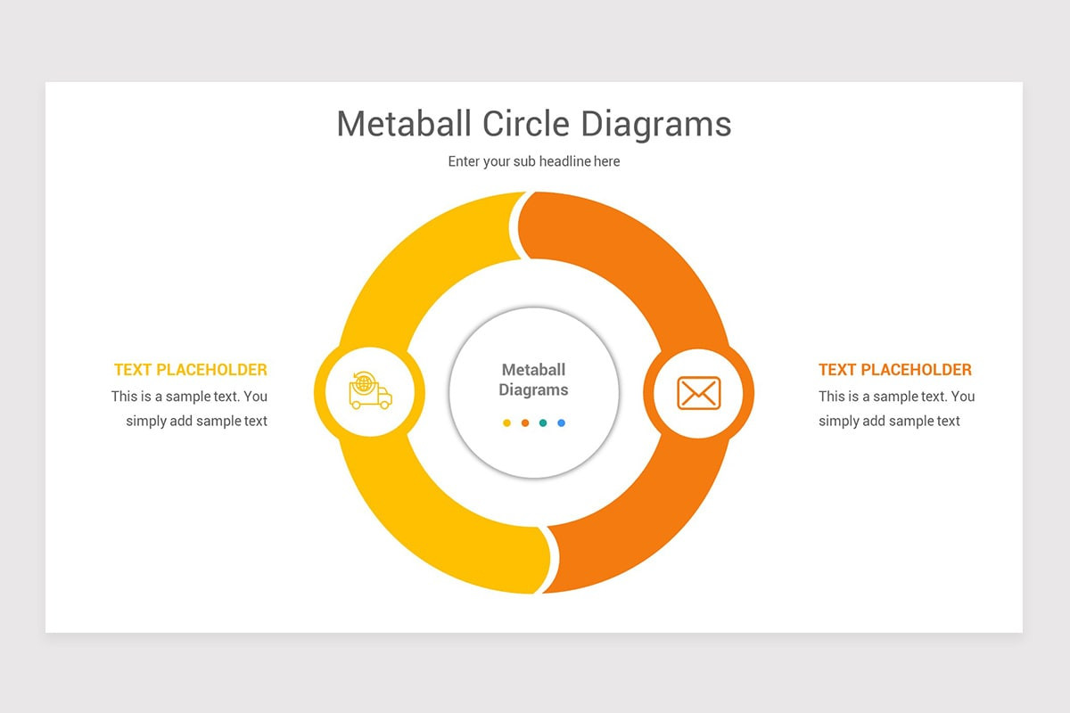Metaball Circle Diagrams PowerPoint Template | Nulivo Market