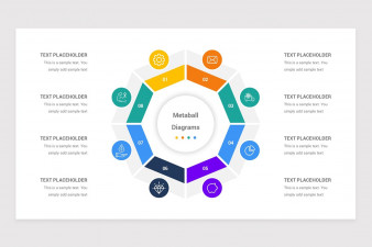 Metaball Circle Diagrams PowerPoint Template | Nulivo Market