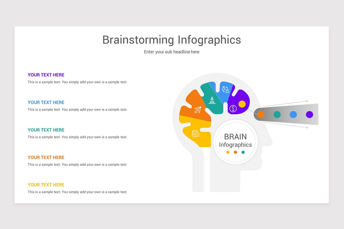 Brainstorming Infographics PowerPoint Template | Nulivo Market
