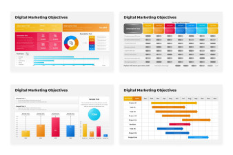 Digital Marketing Objectives PowerPoint Presentation Template | Nulivo ...