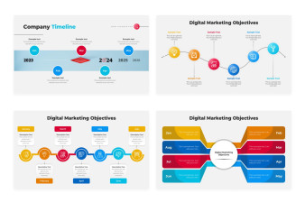 Digital Marketing Objectives PowerPoint Presentation Template | Nulivo ...