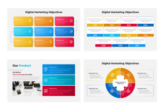 Digital Marketing Objectives PowerPoint Presentation Template | Nulivo ...