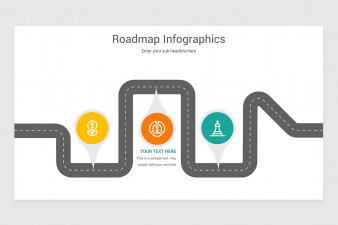 Horizontal Roadmap PowerPoint Template | Nulivo Market