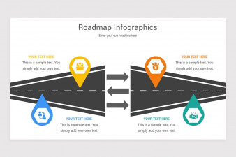 Horizontal Roadmap PowerPoint Template | Nulivo Market