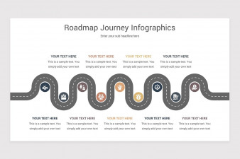 Roadmap Journey Infographics PowerPoint Template | Nulivo Market