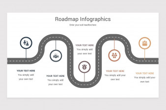 Roadmap Journey Infographics PowerPoint Template | Nulivo Market