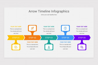 Arrow Timeline PowerPoint Template | Nulivo Market