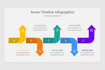 Arrow Timeline PowerPoint Template | Nulivo Market