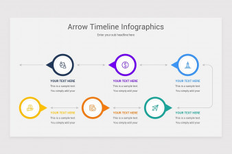 Arrow Timeline PowerPoint Template | Nulivo Market