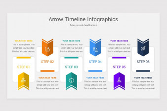 Arrow Timeline PowerPoint Template | Nulivo Market