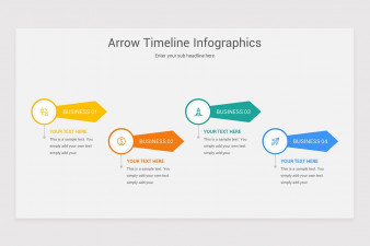 Arrow Timeline PowerPoint Template | Nulivo Market