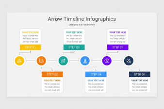 Arrow Timeline PowerPoint Template | Nulivo Market
