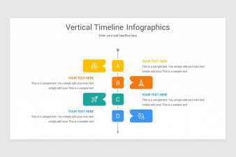 Vertical Timeline PowerPoint Template | Nulivo Market