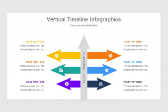 Vertical Timeline PowerPoint Template | Nulivo Market