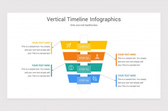 Vertical Timeline PowerPoint Template | Nulivo Market