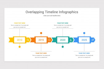 Overlapping Timeline PowerPoint Template | Nulivo Market