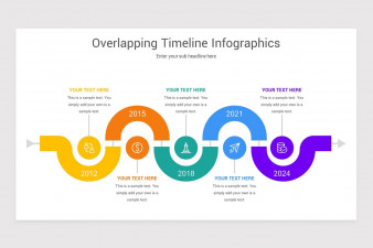Overlapping Timeline PowerPoint Template | Nulivo Market