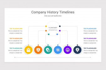 Company History Timelines Diagrams PowerPoint Template | Nulivo Market