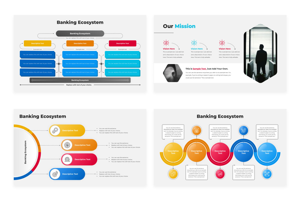 Banking Ecosystem Google Slides Presentation Template | Nulivo Market