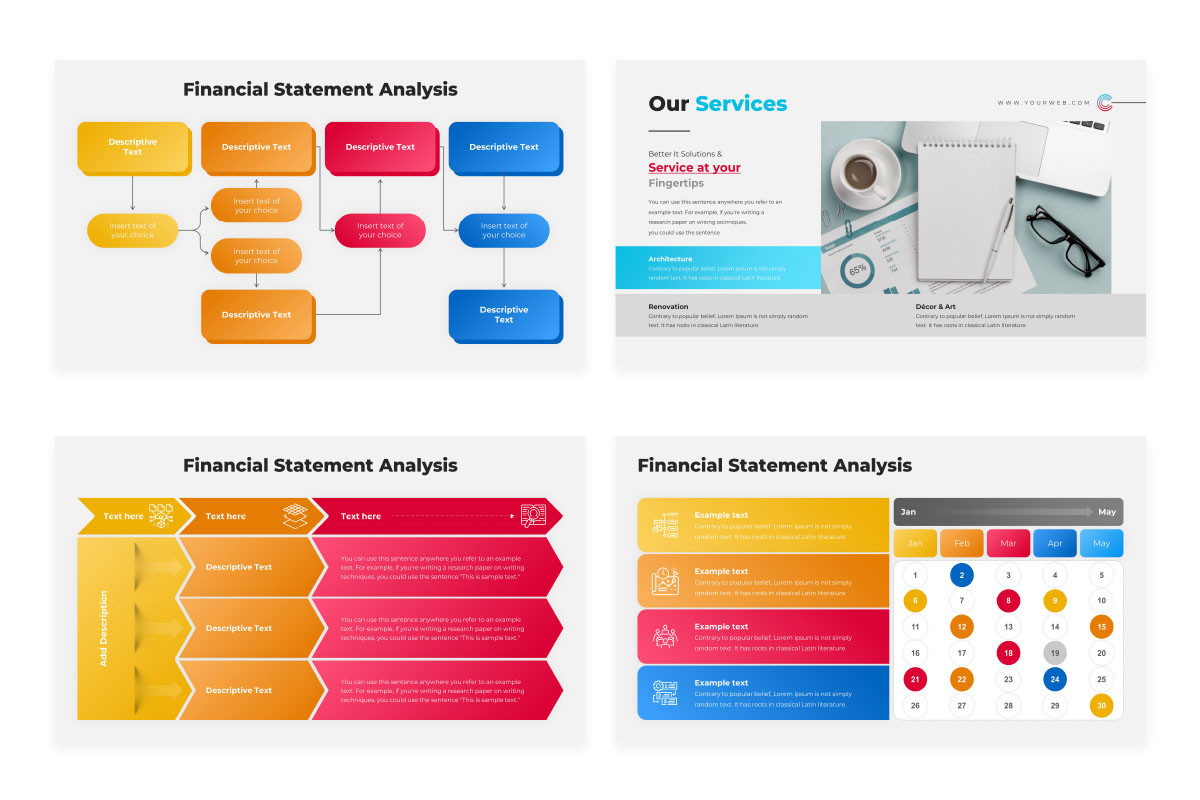 Financial Statement Analysis PowerPoint Presentation Template | Nulivo ...
