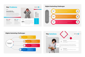 Digital Marketing Challenges PowerPoint Presentation Template | Nulivo ...