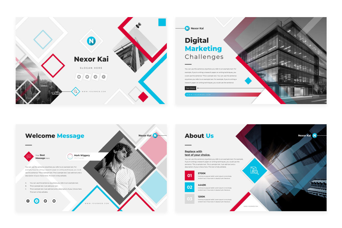 Digital Marketing Challenges Google Slides Presentation Template ...