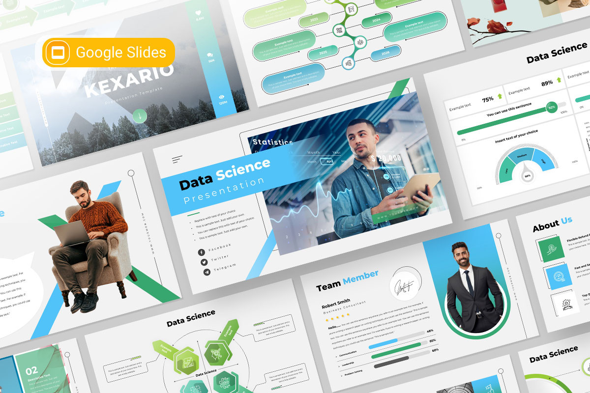 Data Science Google Slides Presentation Template | Nulivo Market