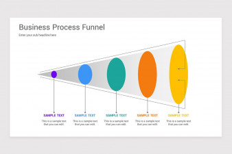 Project Management Funnel PowerPoint Template | Nulivo Market