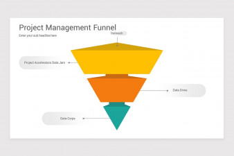 Project Management Funnel PowerPoint Template | Nulivo Market