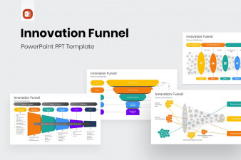 Innovation Funnel Diagram PowerPoint Template | Nulivo Market