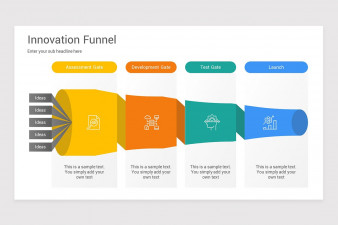Innovation Funnel Diagram PowerPoint Template | Nulivo Market