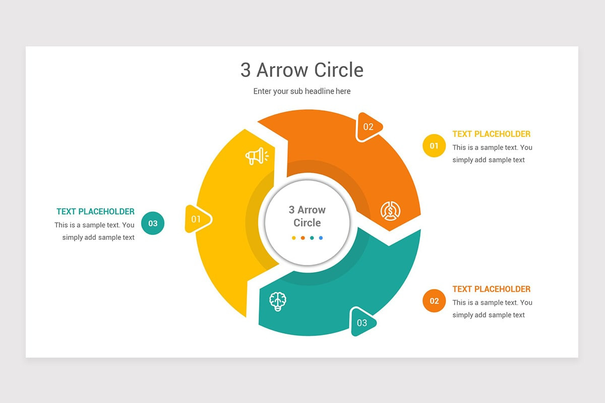 Circular Arrow Diagram Template