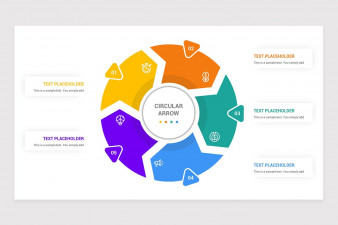 Circular Arrow Diagram Google Slides Template | Nulivo Market