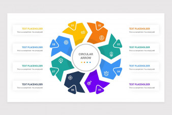 Circular Arrow Diagram Google Slides Template | Nulivo Market
