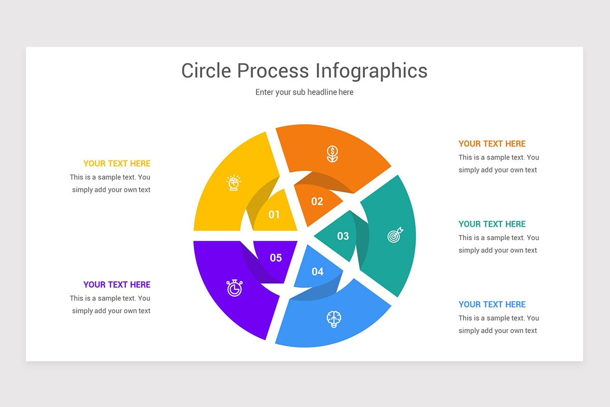 Circle Process Infographics Google Slides Template | Nulivo Market