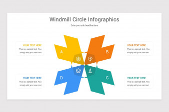 Windmill Circle Infographics Google Slides Template | Nulivo Market