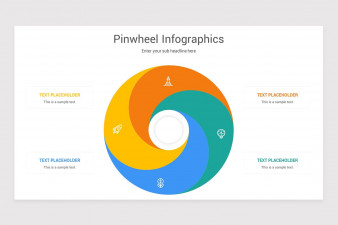 Pinwheel Infographics Keynote Template | Nulivo Market