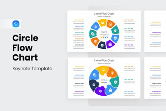 Circle Flow Chart Keynote Template | Nulivo Market