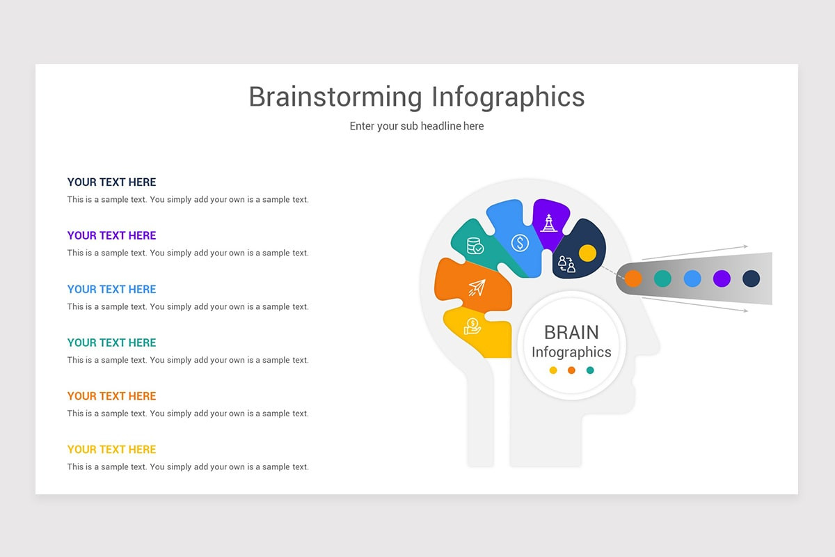 Brainstorming Infographics Keynote Template | Nulivo Market